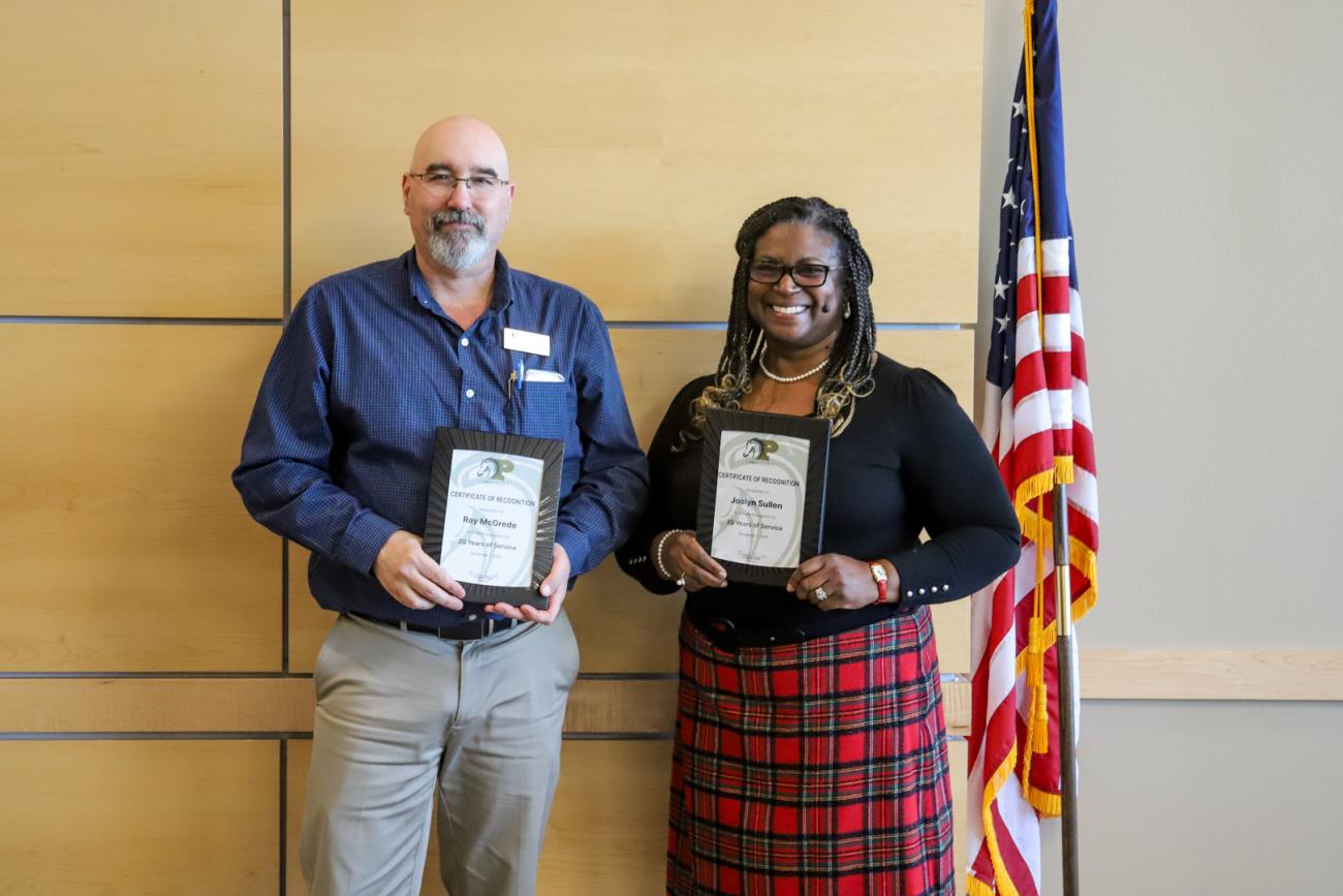 Panola College presents annual service awards | Panola College